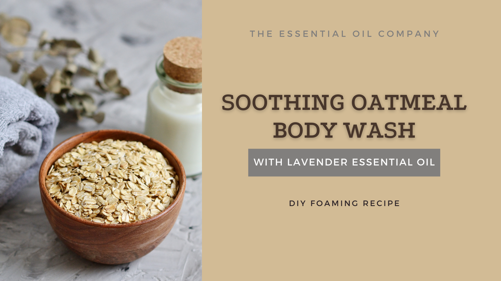 Soothing Oatmeal Body Wash – The Essential Oil Company