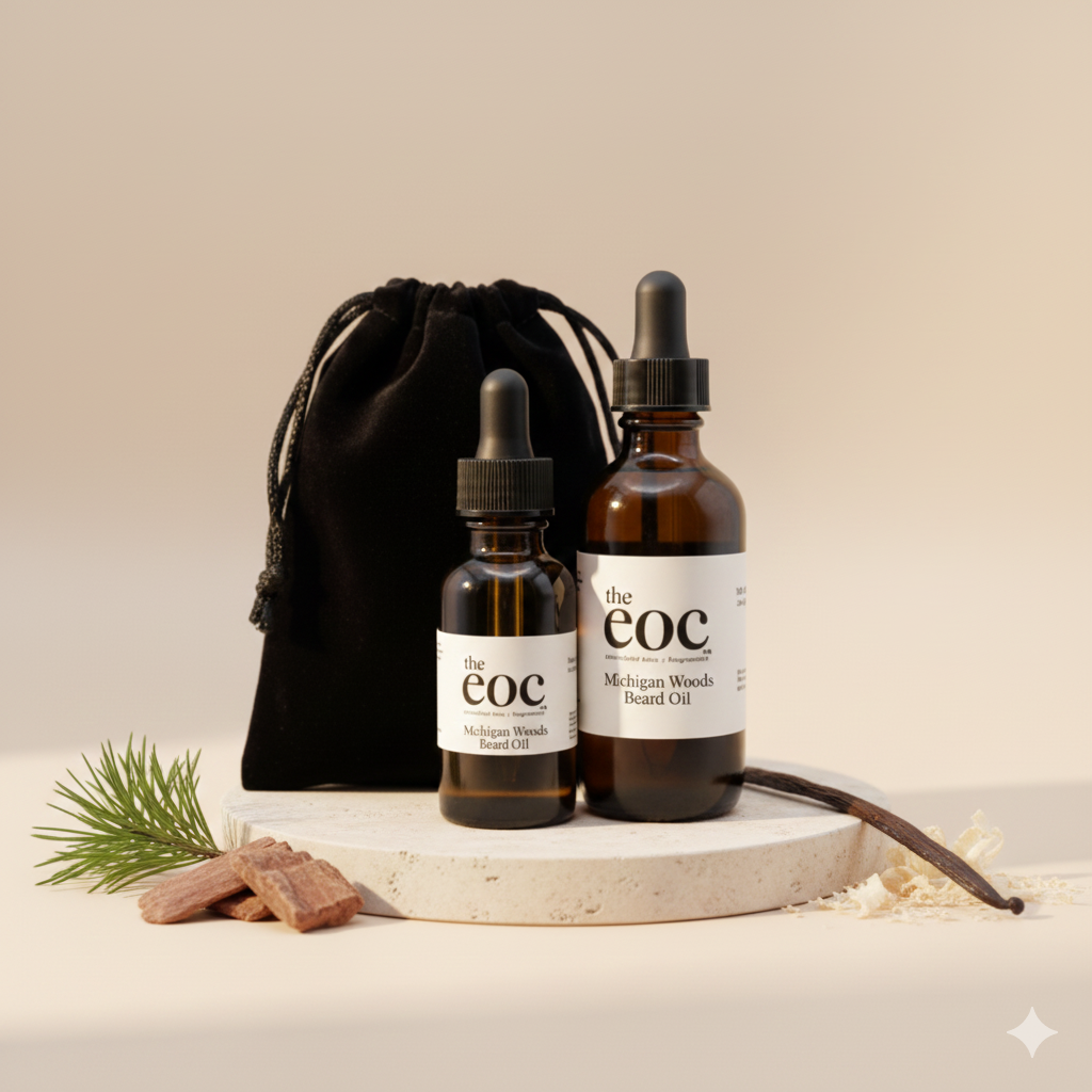 Michigan Woods Beard Oil | Cedar, Pine & Vanilla Forest Scent – The ...
